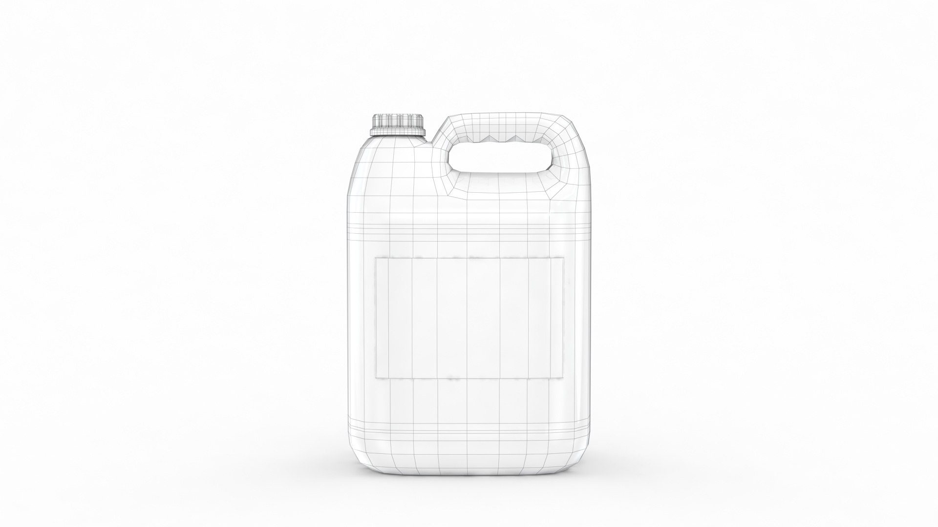Plastic gallon 5L model - TurboSquid 2050720