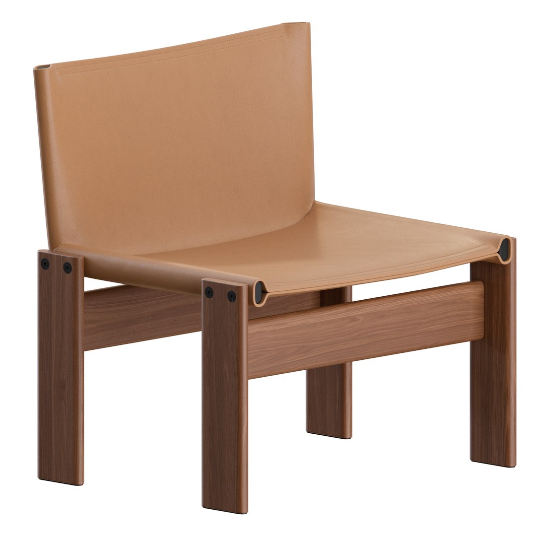 3D Monk Armchair By Molteni - TurboSquid 2432981