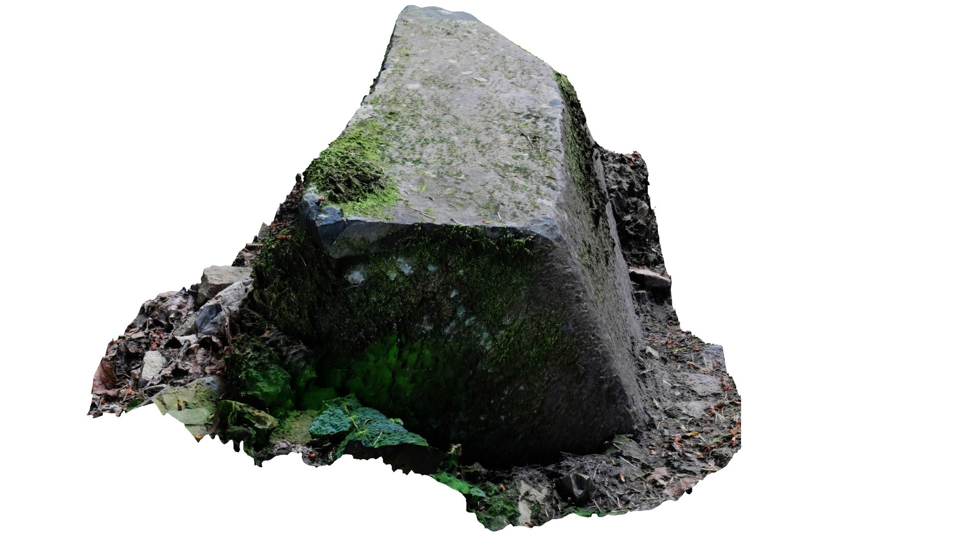 Rectangular Rock Spirit Falls2 3D Model - TurboSquid 2233275