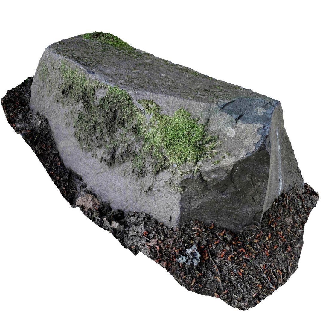 Rectangular Rock Spirit Falls2 3D Model - TurboSquid 2233275