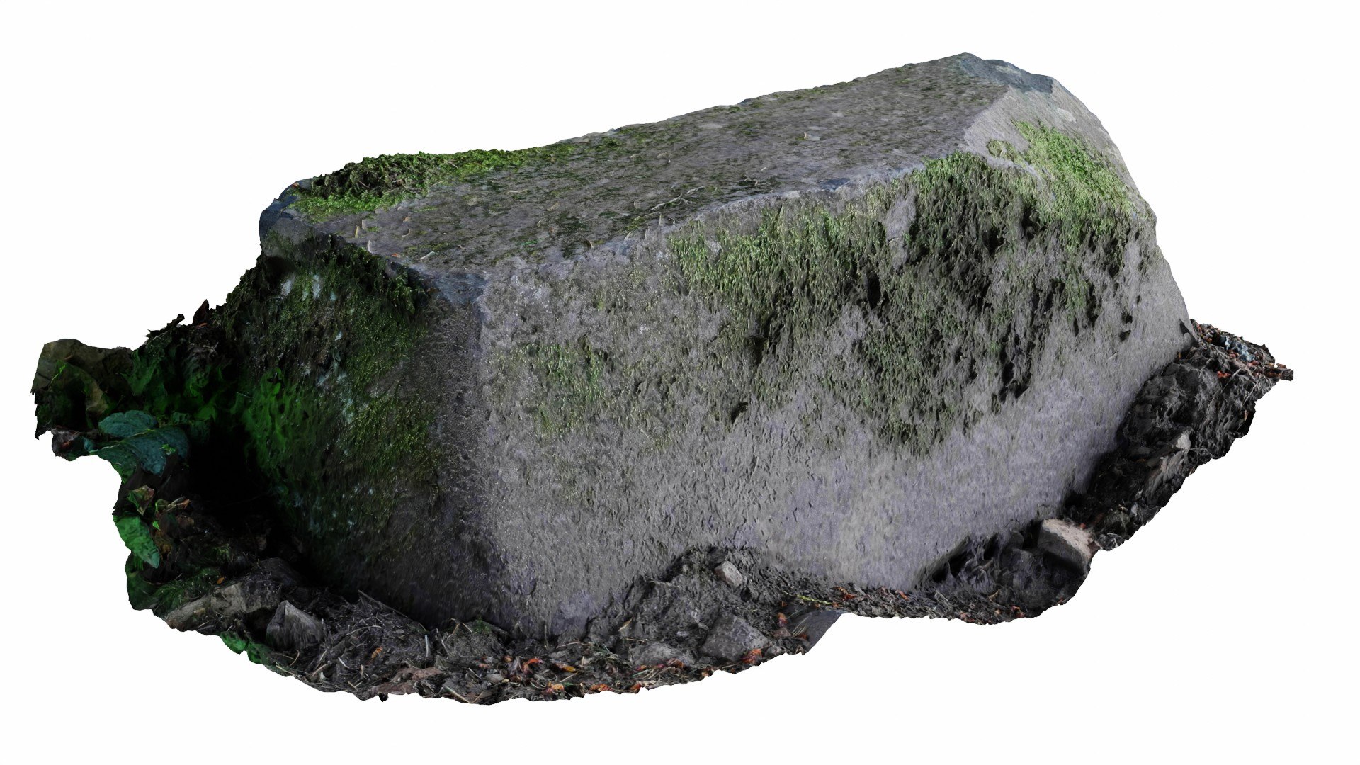 Rectangular Rock Spirit Falls2 3D Model - TurboSquid 2233275