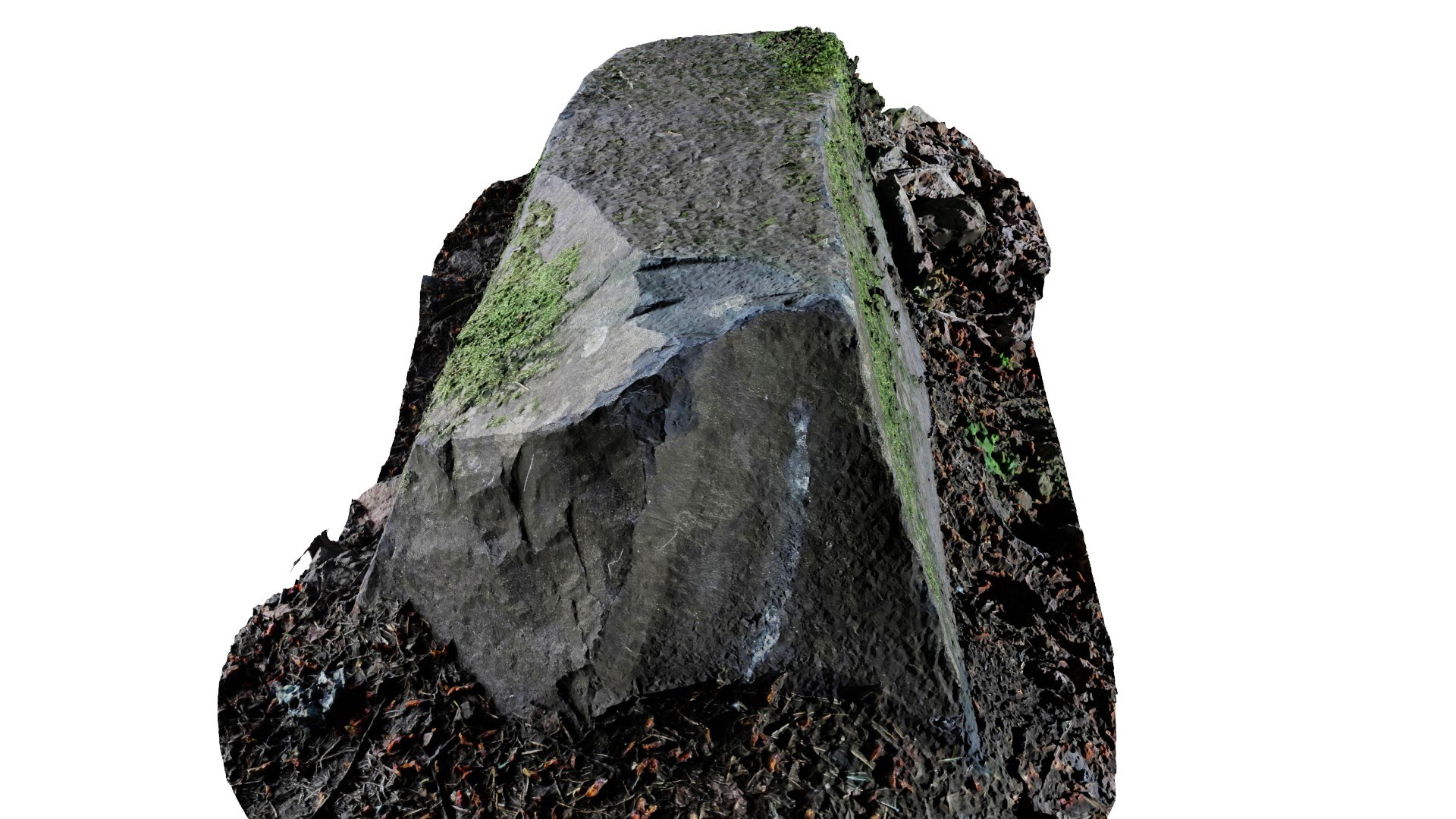 Rectangular Rock Spirit Falls2 3D Model - TurboSquid 2233275