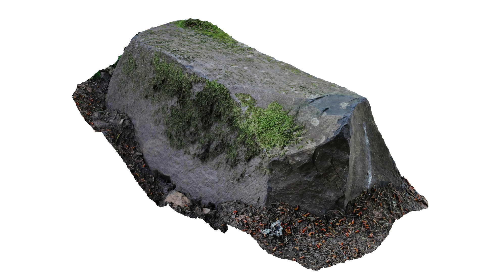 Rectangular Rock Spirit Falls2 3D Model - TurboSquid 2233275