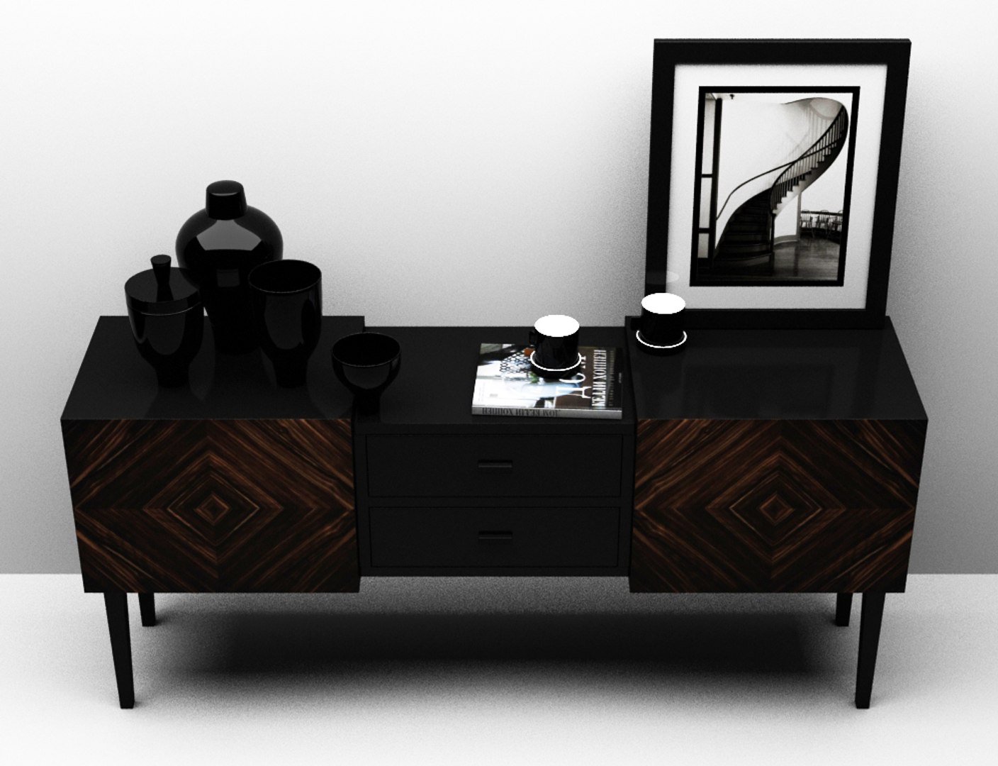 3d Sideboard Model