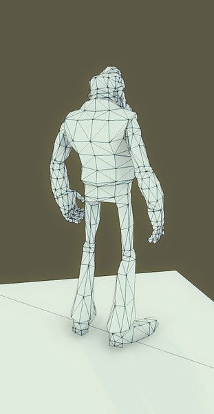 3d character painted