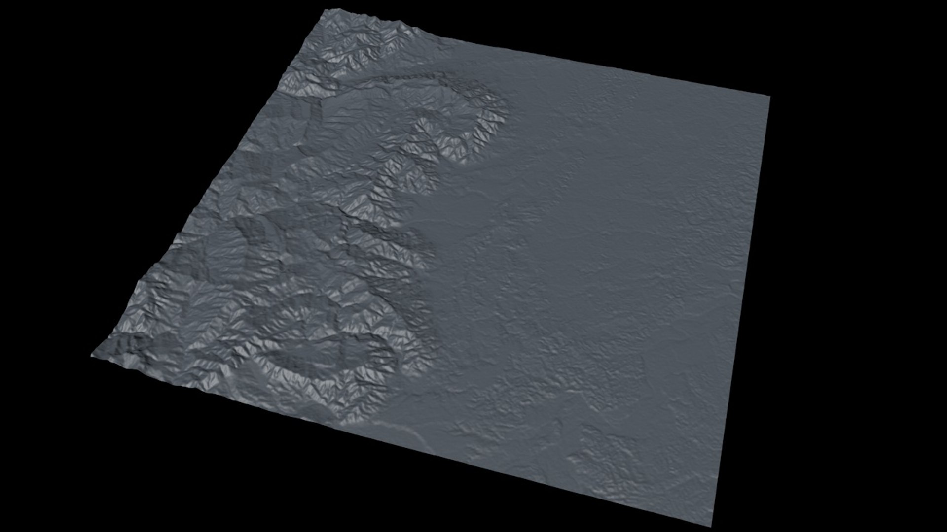 Terrains Untextured 3d Model