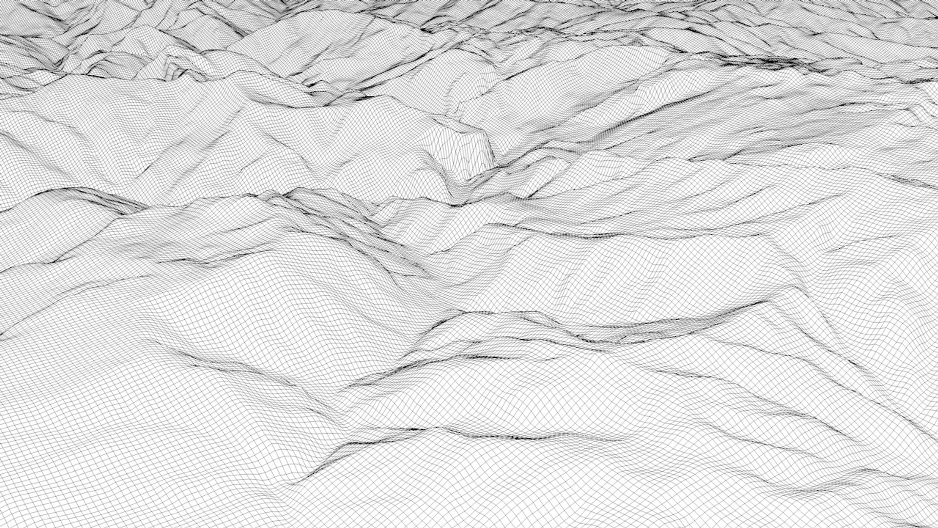 Terrains Untextured 3d Model