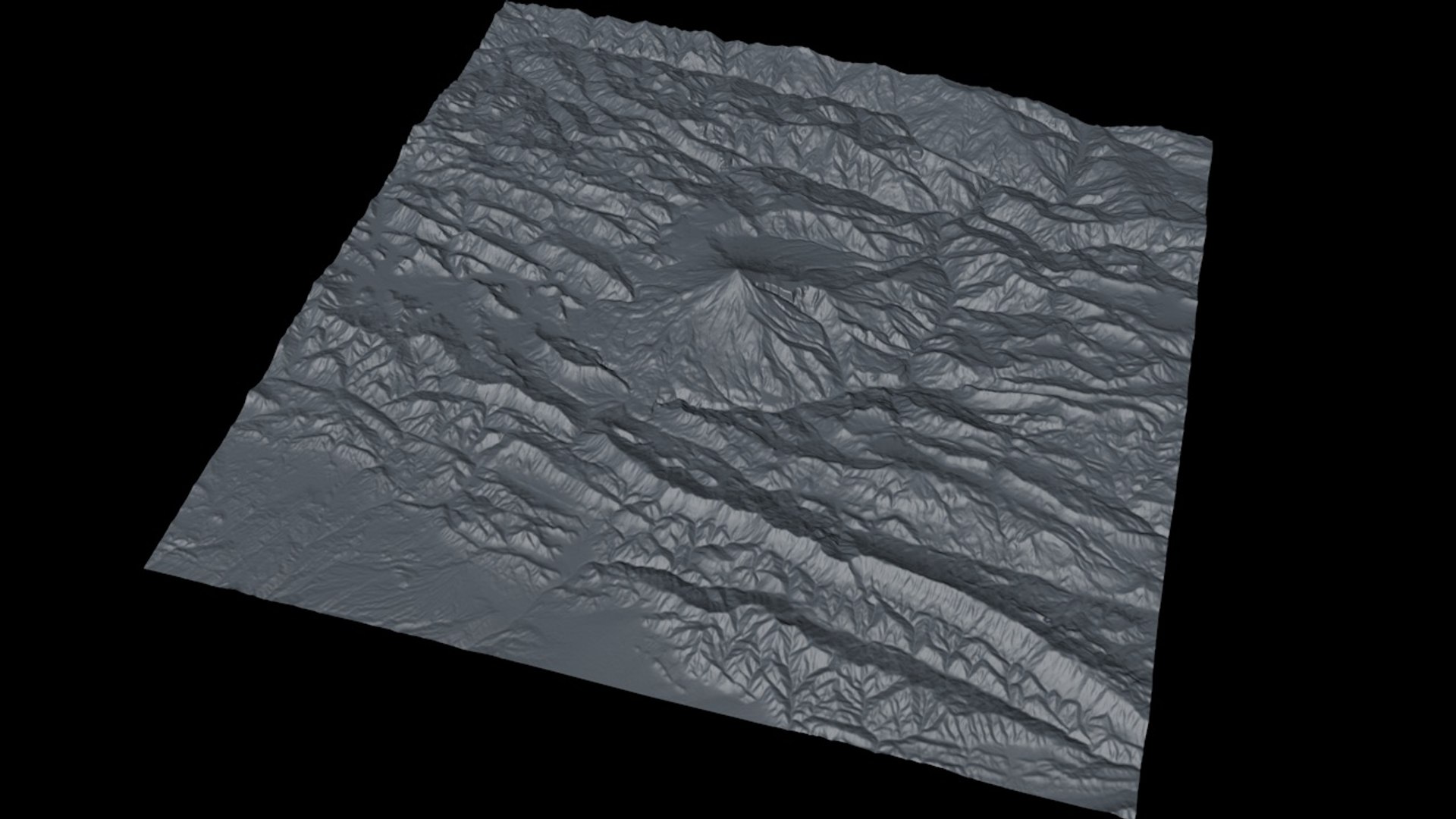 Terrains Untextured 3d Model