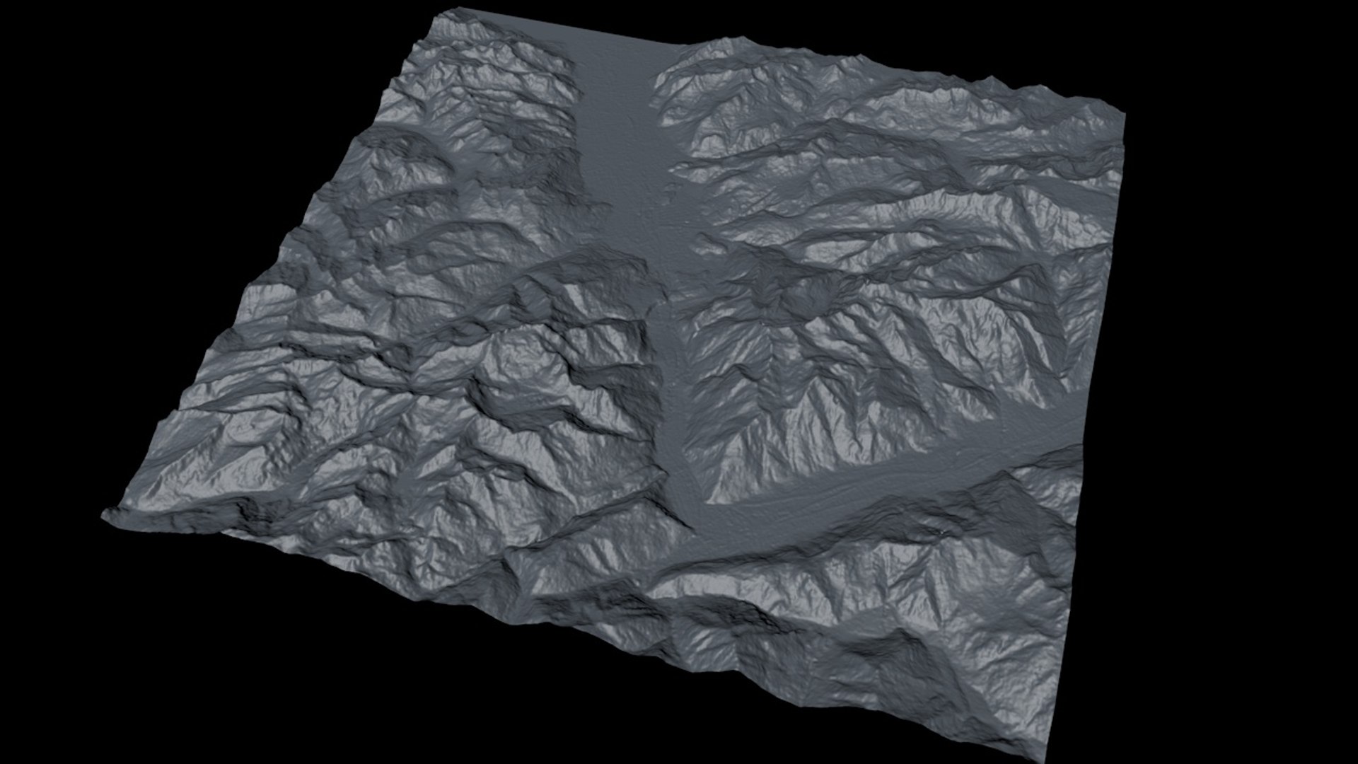 Terrains Untextured 3d Model