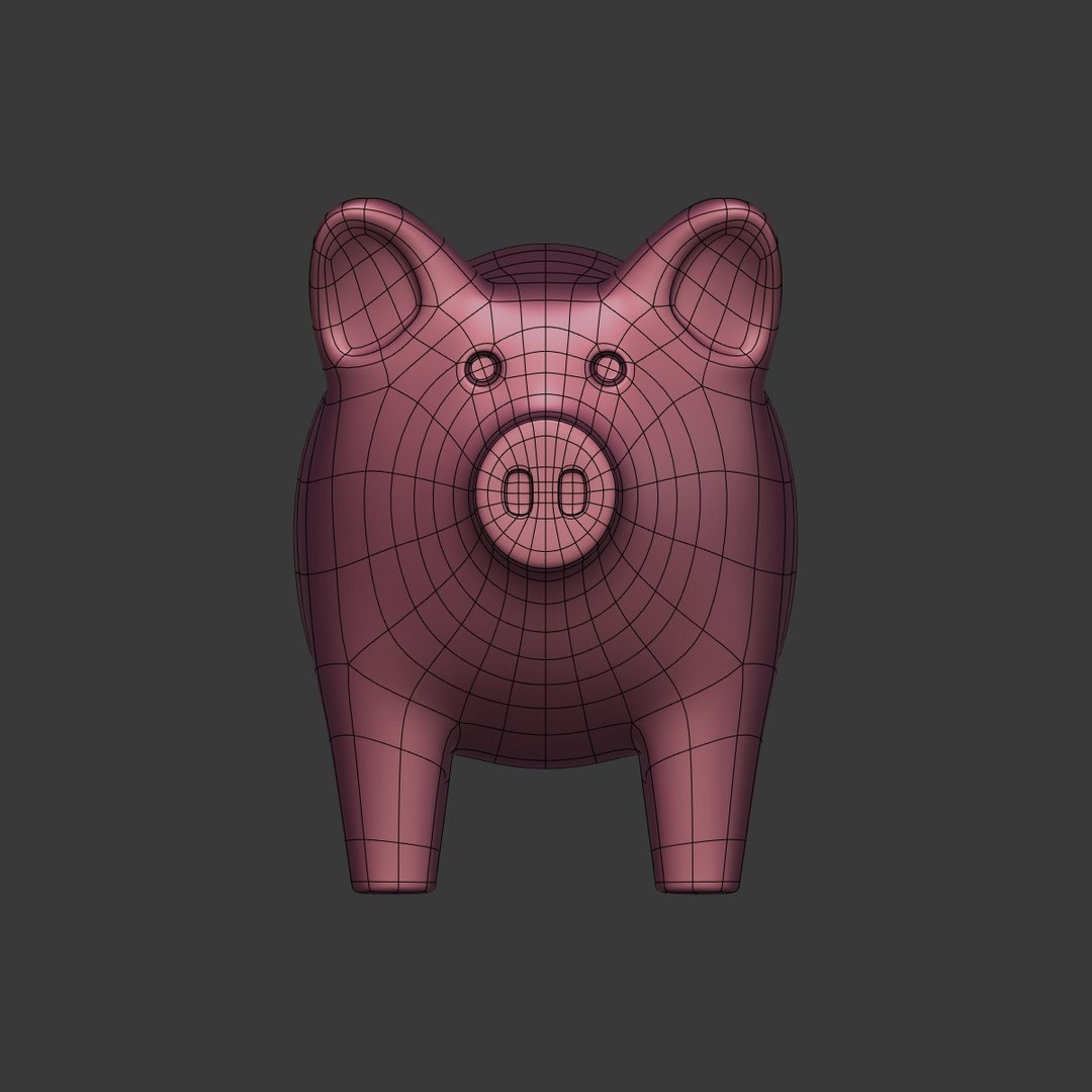 3D model cartoon pig - TurboSquid 1294432