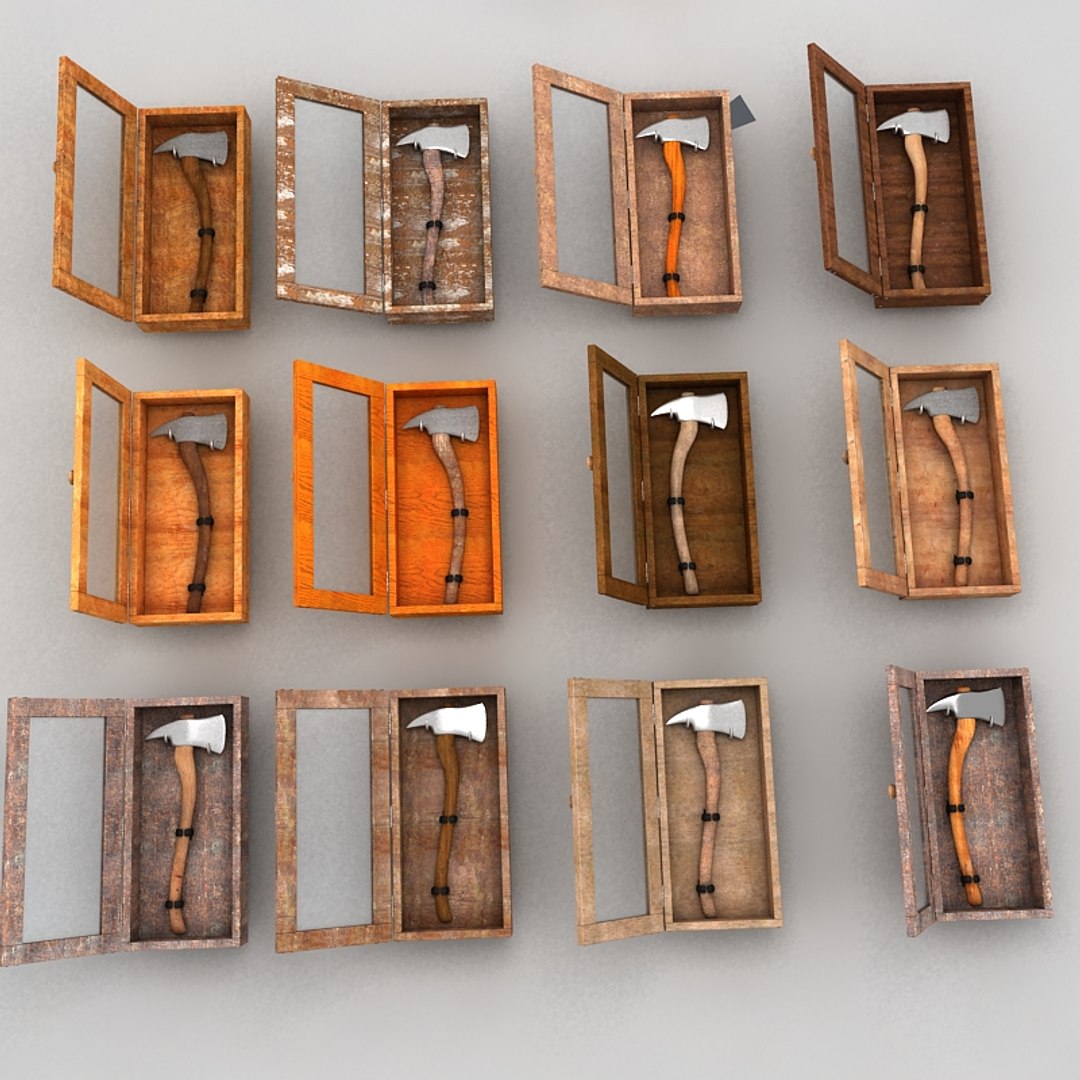 3d Axe Cabinet