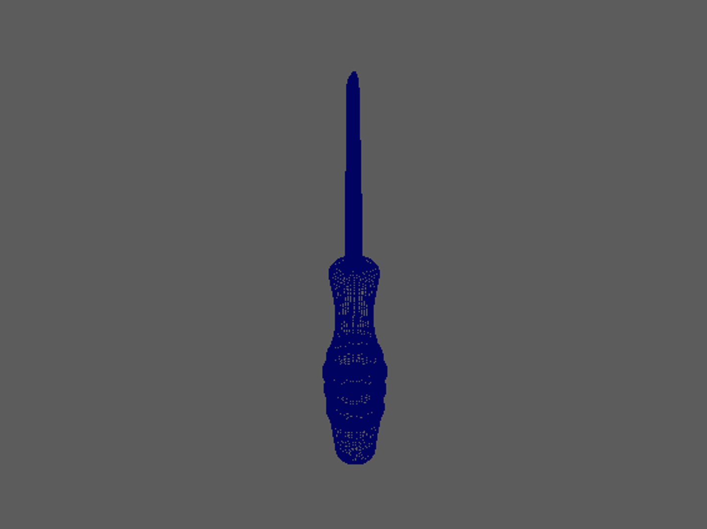 Free 3D Flat Screwdriver - TurboSquid 1505742