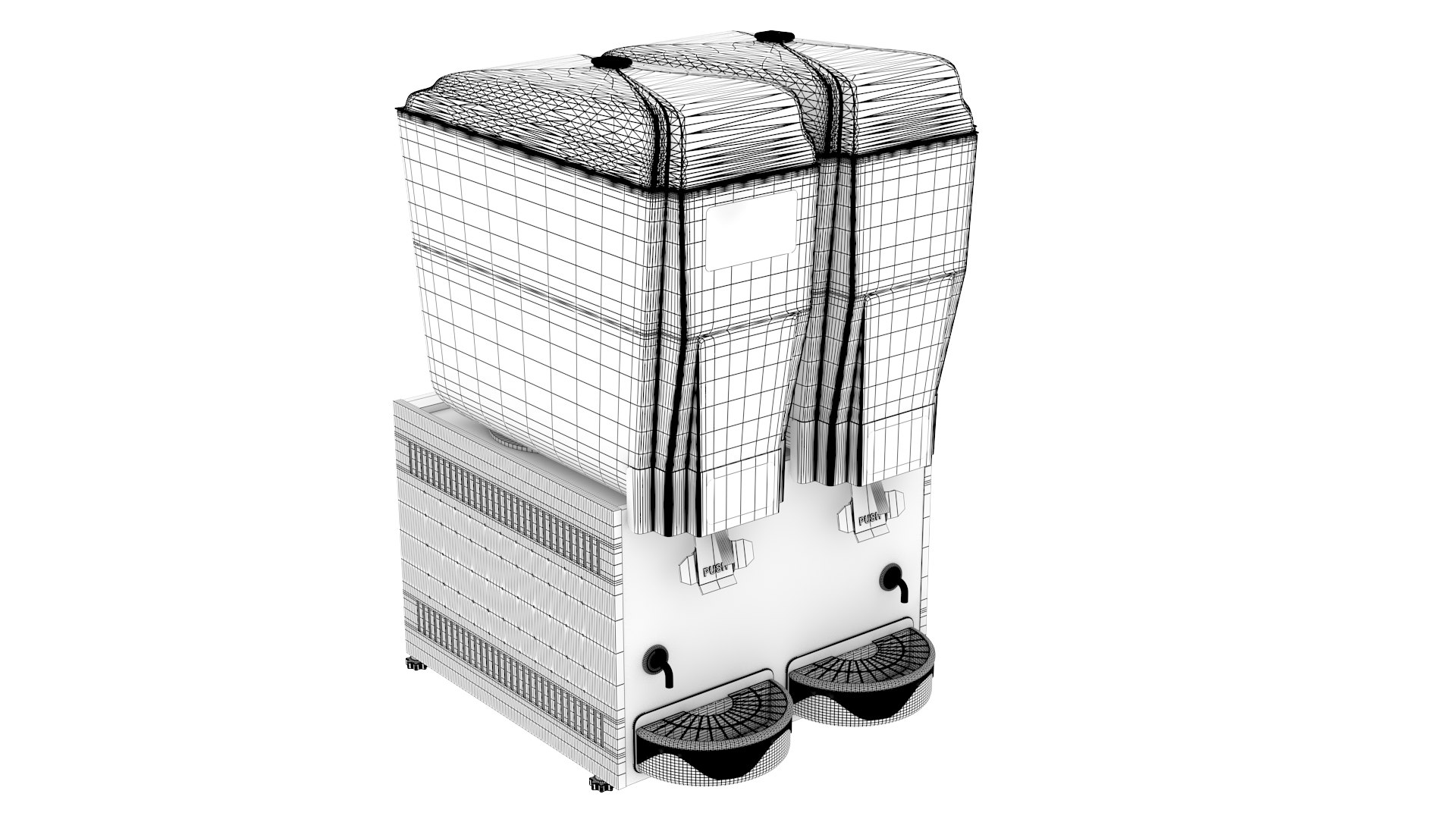 3D Lemonade Cooler Machine Model - TurboSquid 2049081