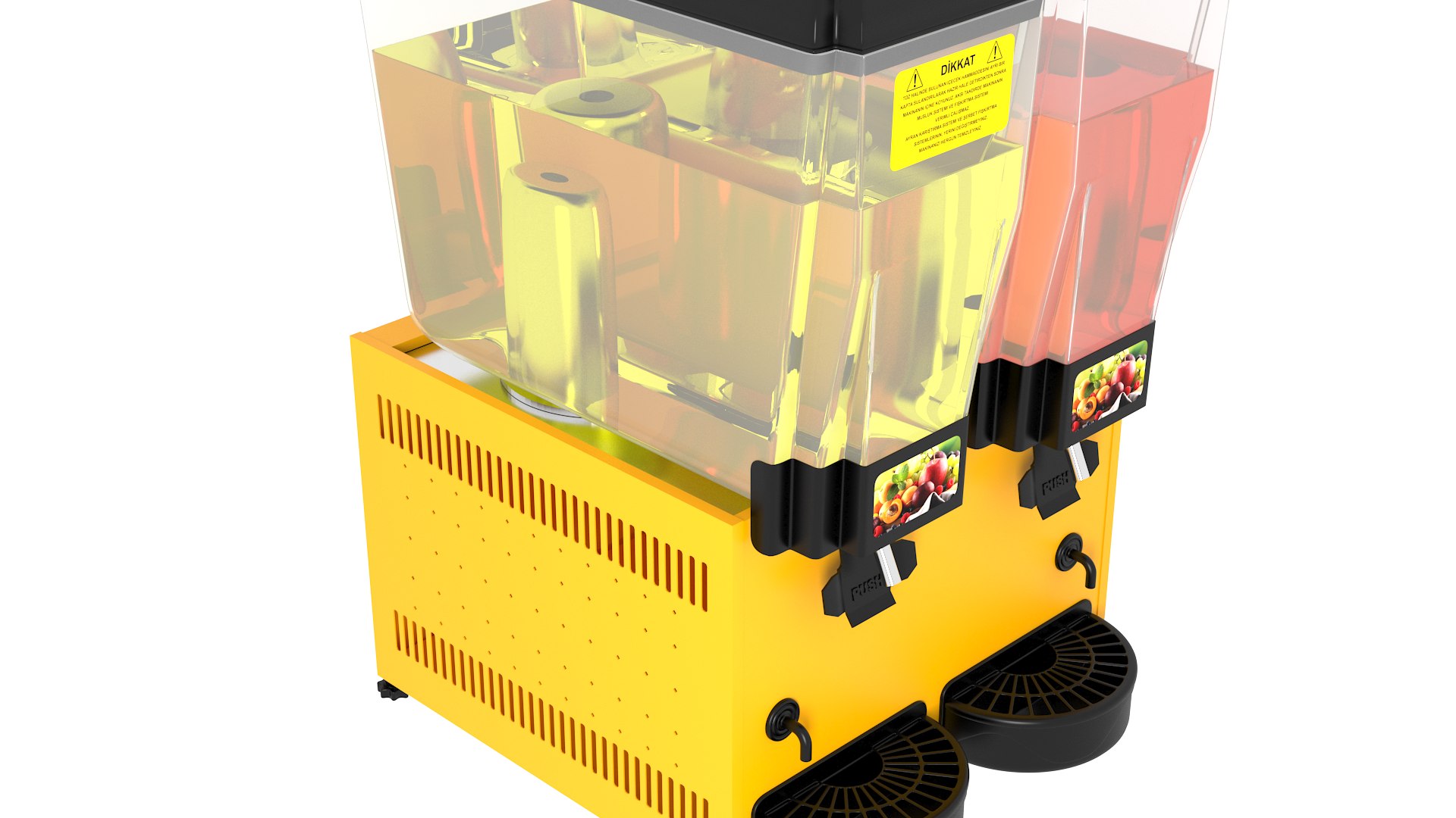3D Lemonade Cooler Machine Model - TurboSquid 2049081