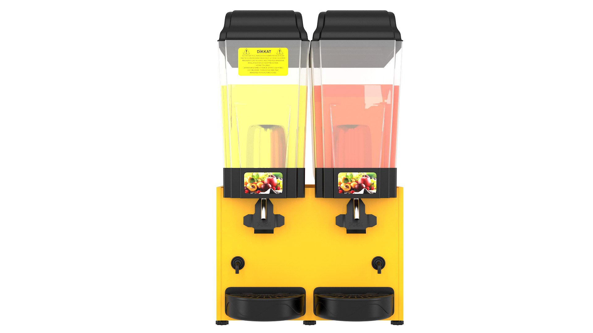 3D Lemonade Cooler Machine Model - TurboSquid 2049081