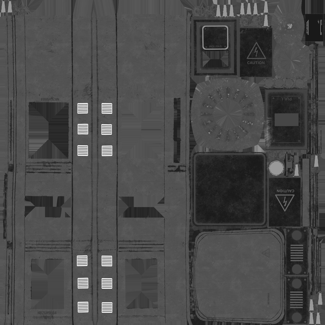 Sci-Fi Battery model - TurboSquid 1982116