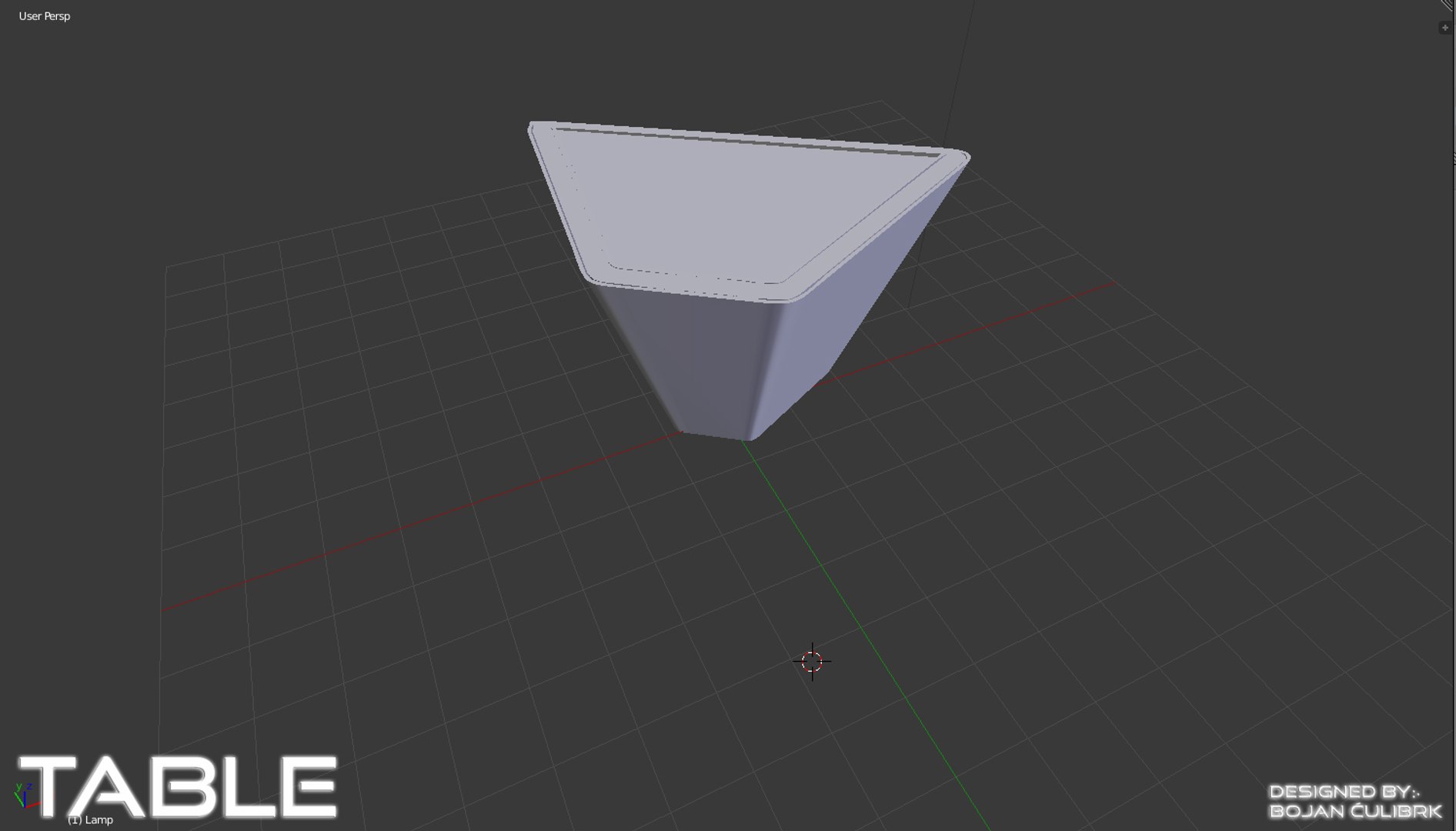 3d Table Model