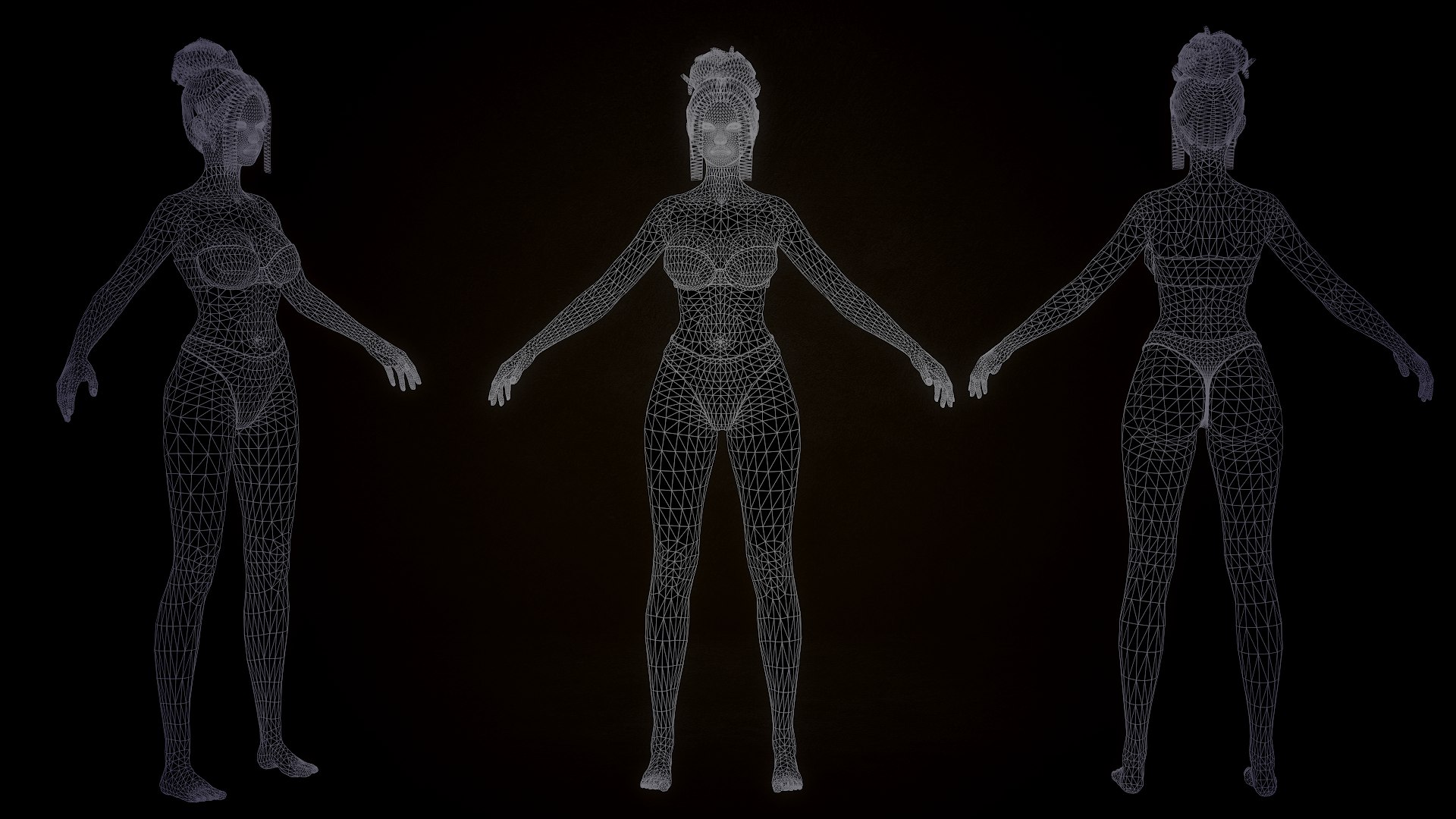 Girl Inna - Female Base Body Character 3D Model - TurboSquid 2335654