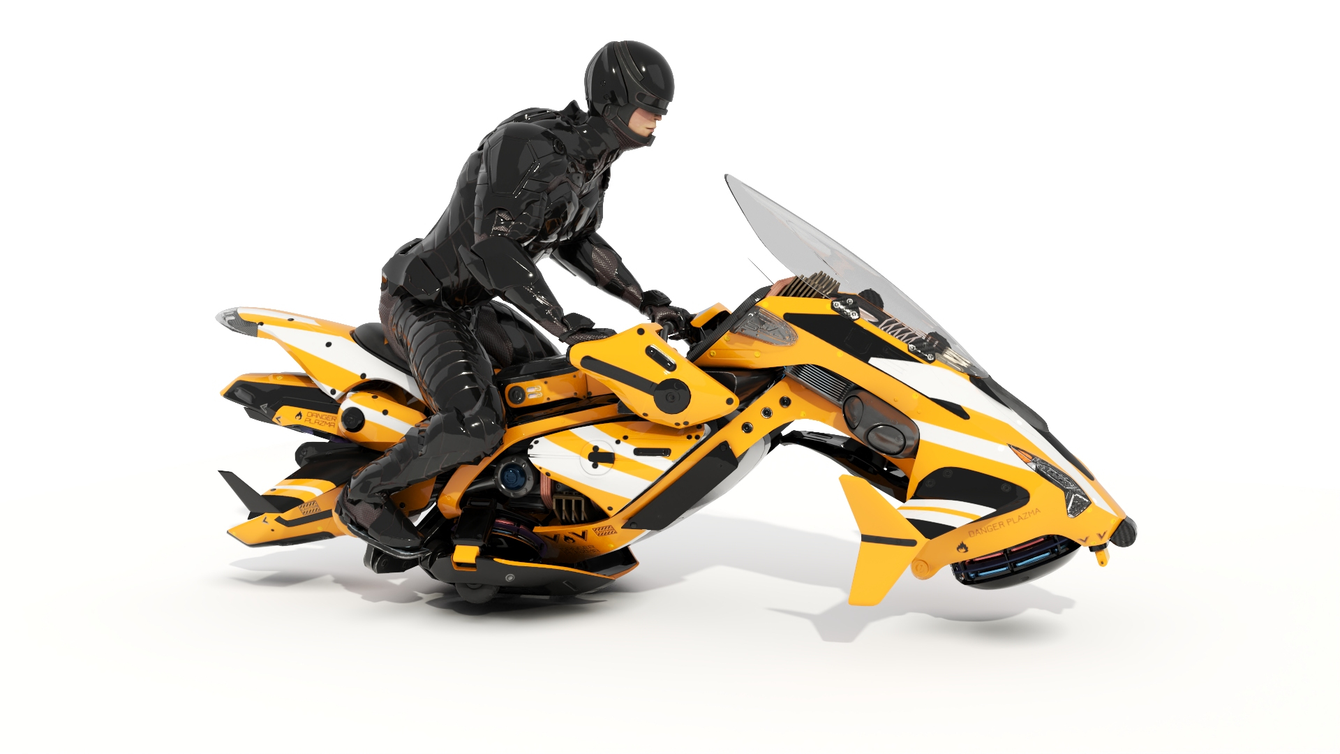 Futuristic Flying Motorcycle Honda 2050 Project "Skycycle" :: Behance