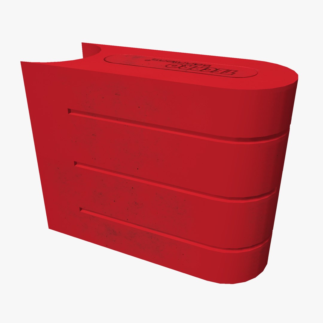 Race track Tecpro barrier element 3D model - TurboSquid 2090379