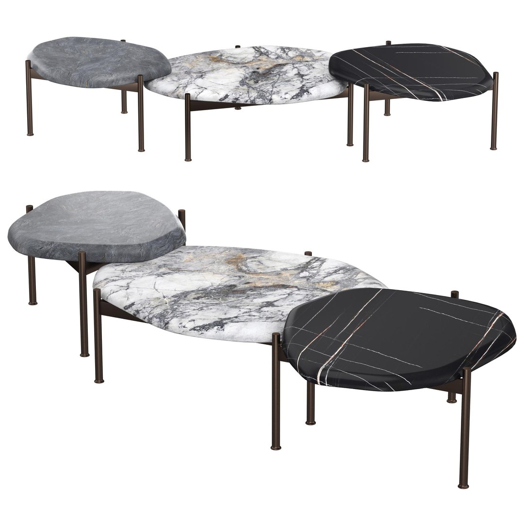 3D Model Benton Cocktail Tables Caste - TurboSquid 1946142