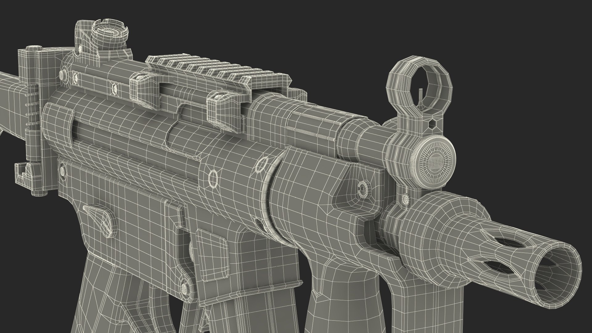 3D MP5 Semi Automatic - TurboSquid 2169784