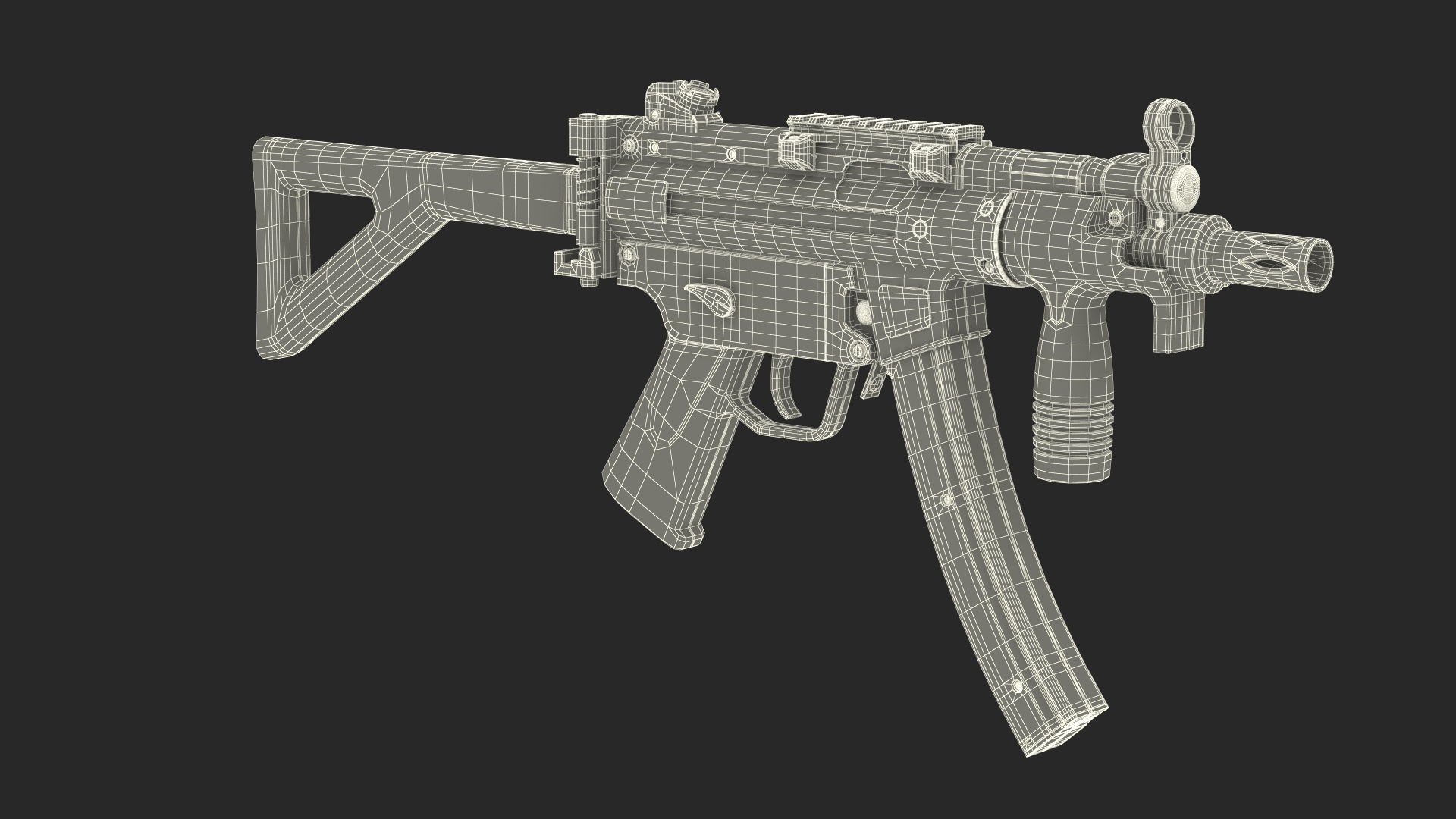 3D MP5 Semi Automatic - TurboSquid 2169784