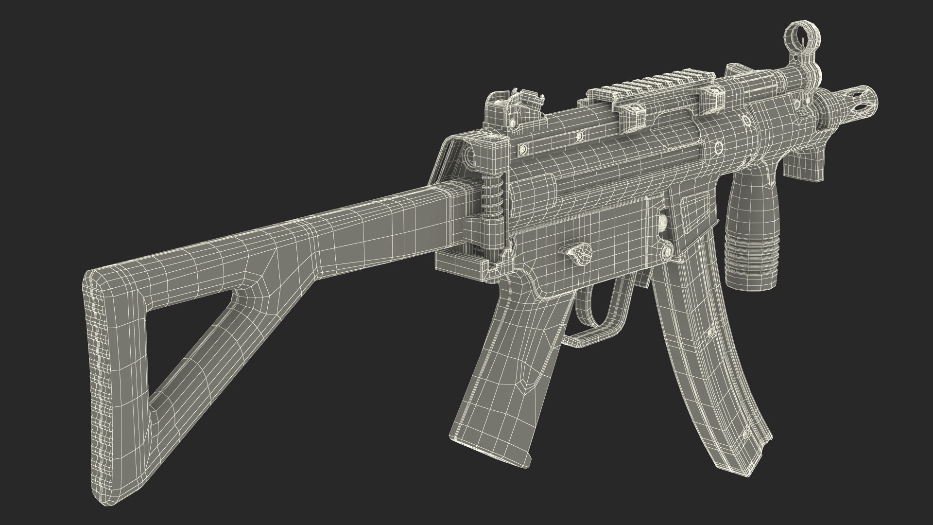3D MP5 Semi Automatic - TurboSquid 2169784