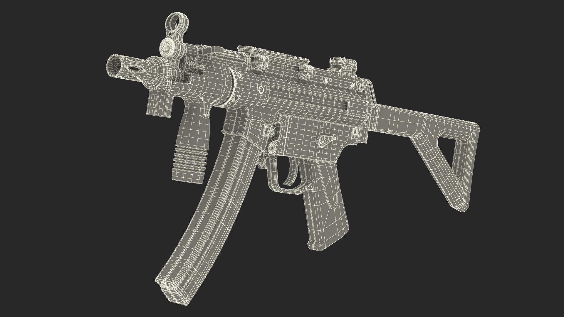 3D MP5 Semi Automatic - TurboSquid 2169784
