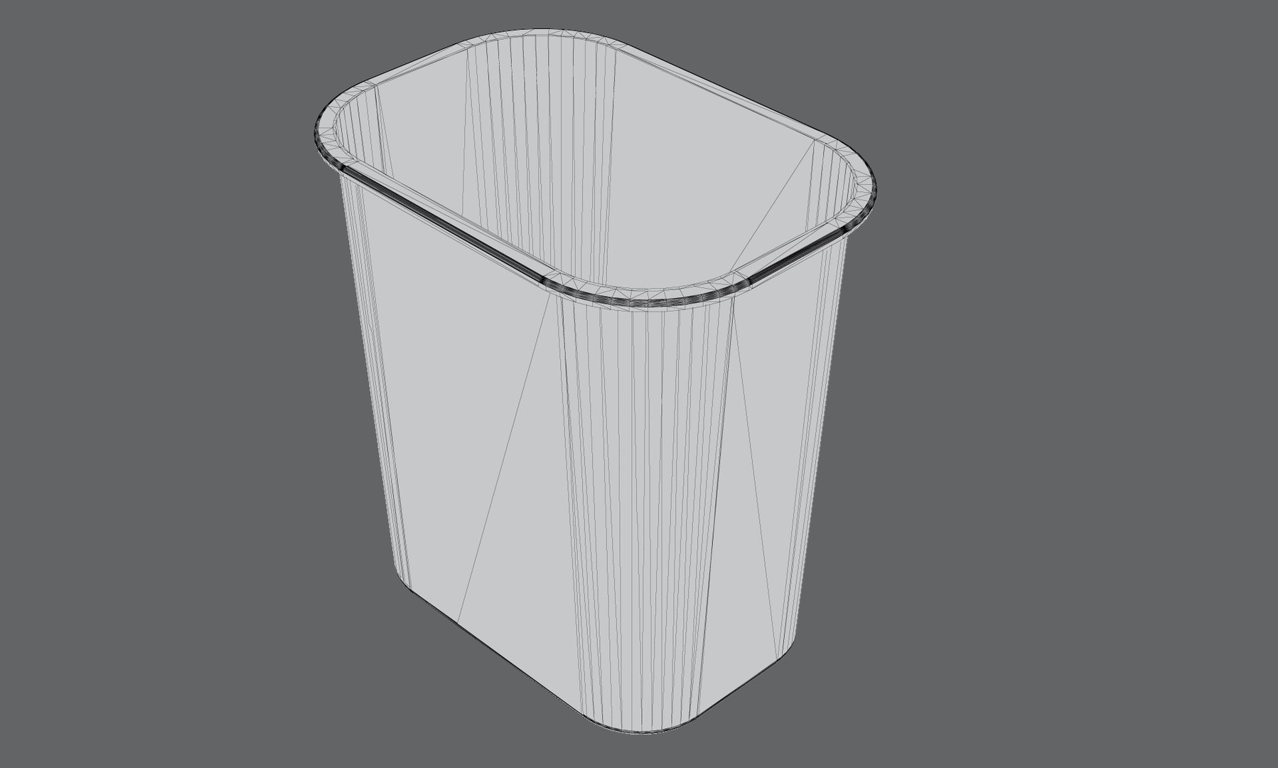 3D Plastic Office Garbage Can Model - TurboSquid 1722466