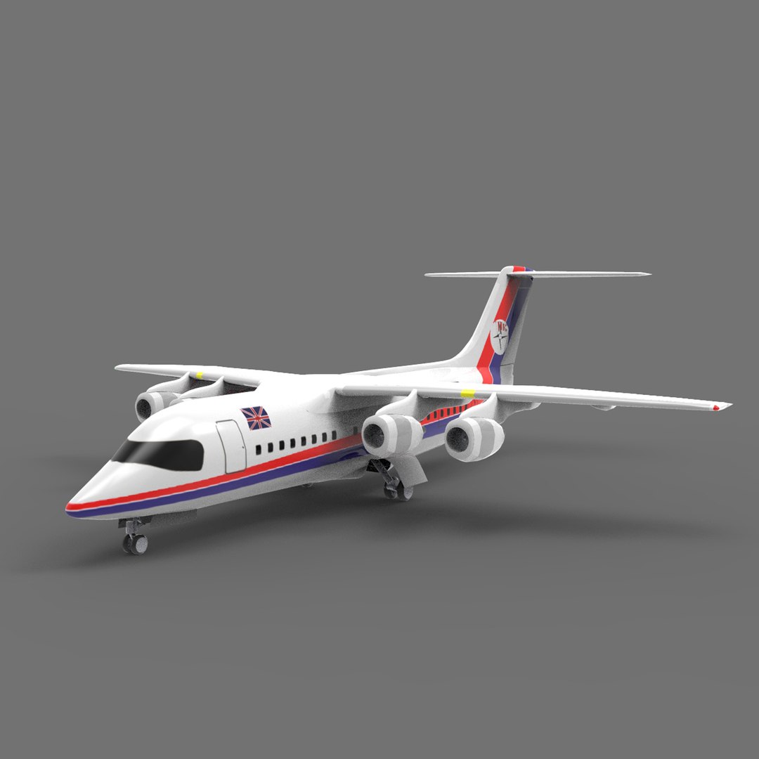 British Aerospace BAe 146 3D Model - TurboSquid 1852008