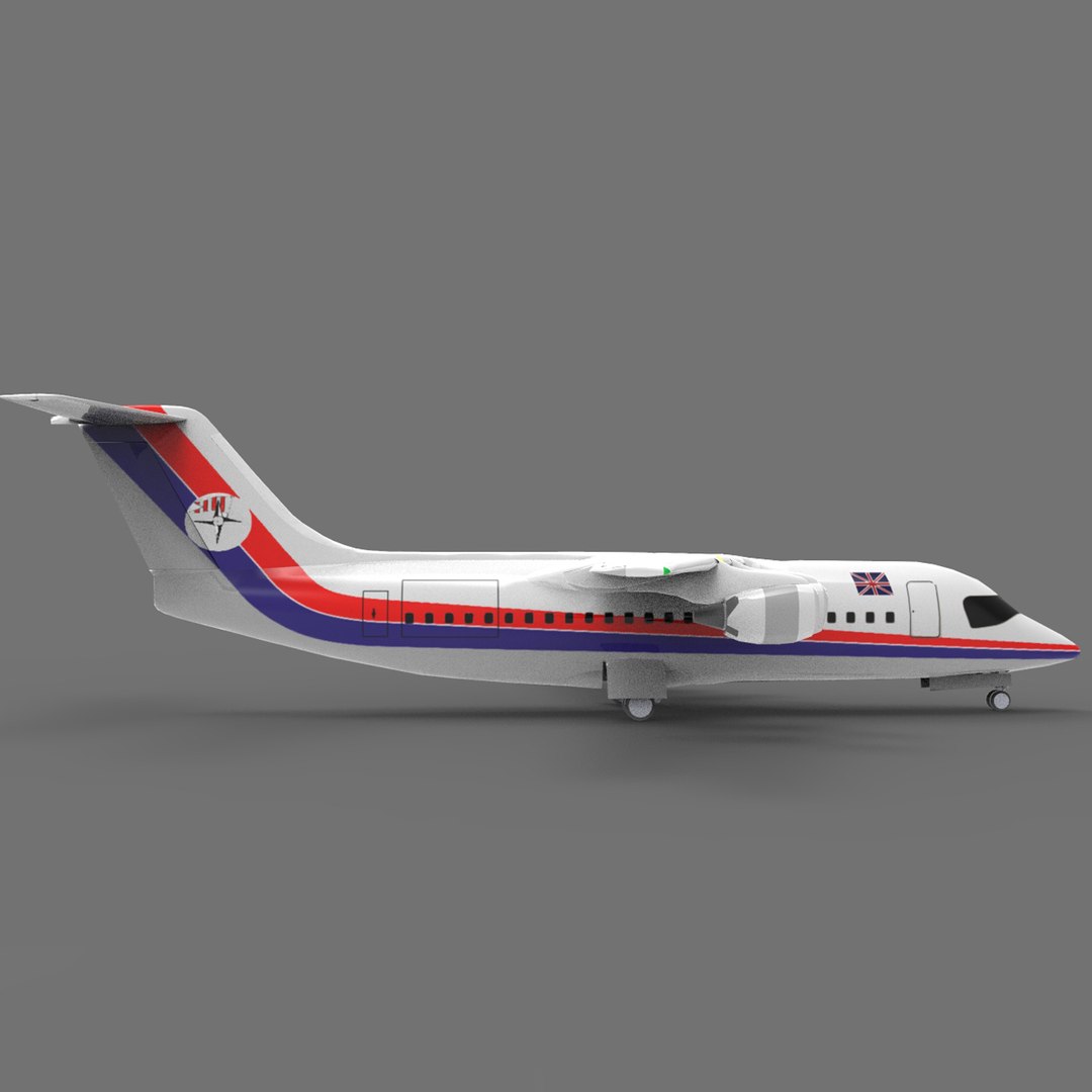 British Aerospace BAe 146 3D Model - TurboSquid 1852008