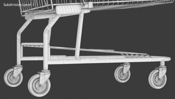 Shopping cart 3D model - TurboSquid 1705035
