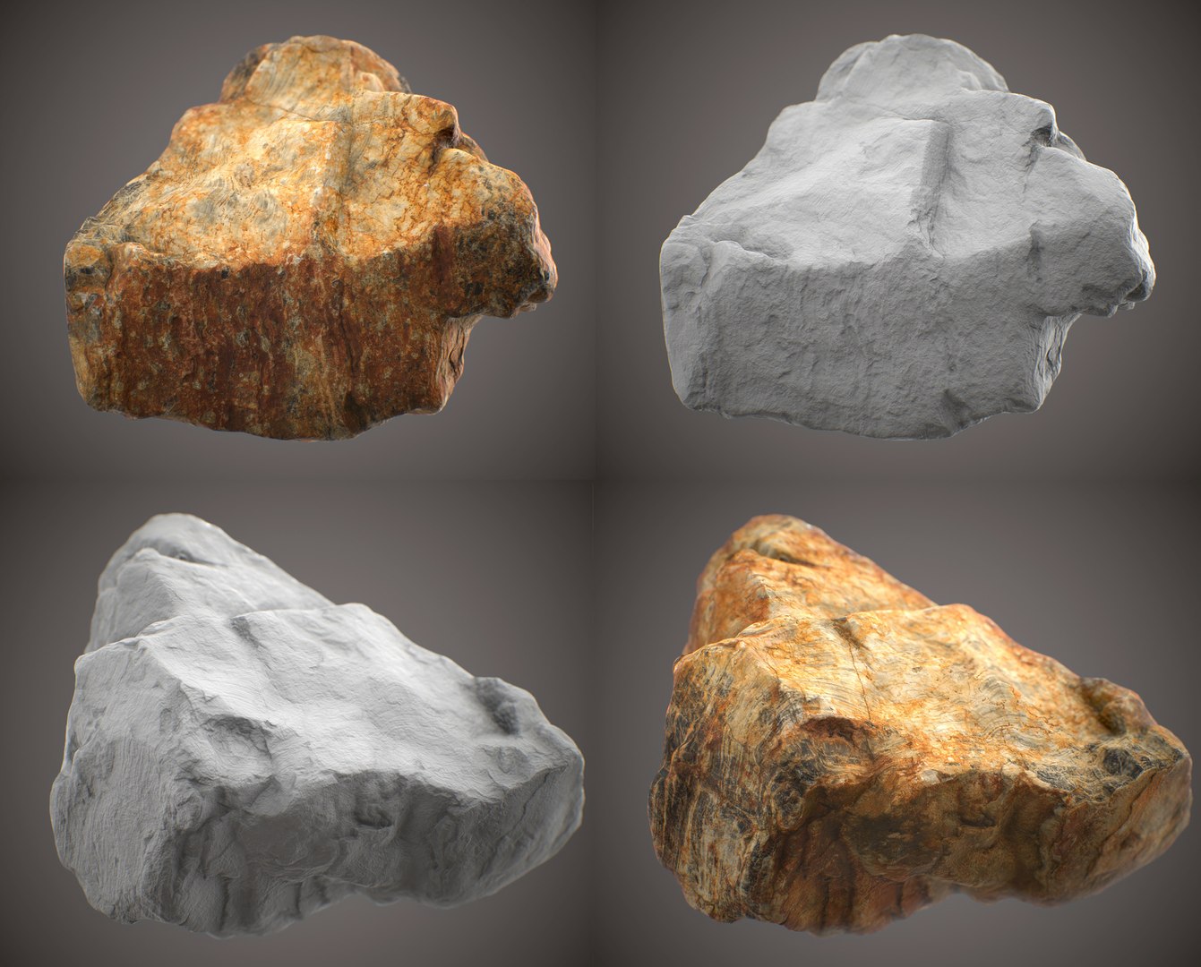 Rock pack 01 3D model - TurboSquid 1307587