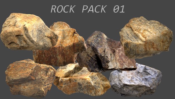 rock 3d model