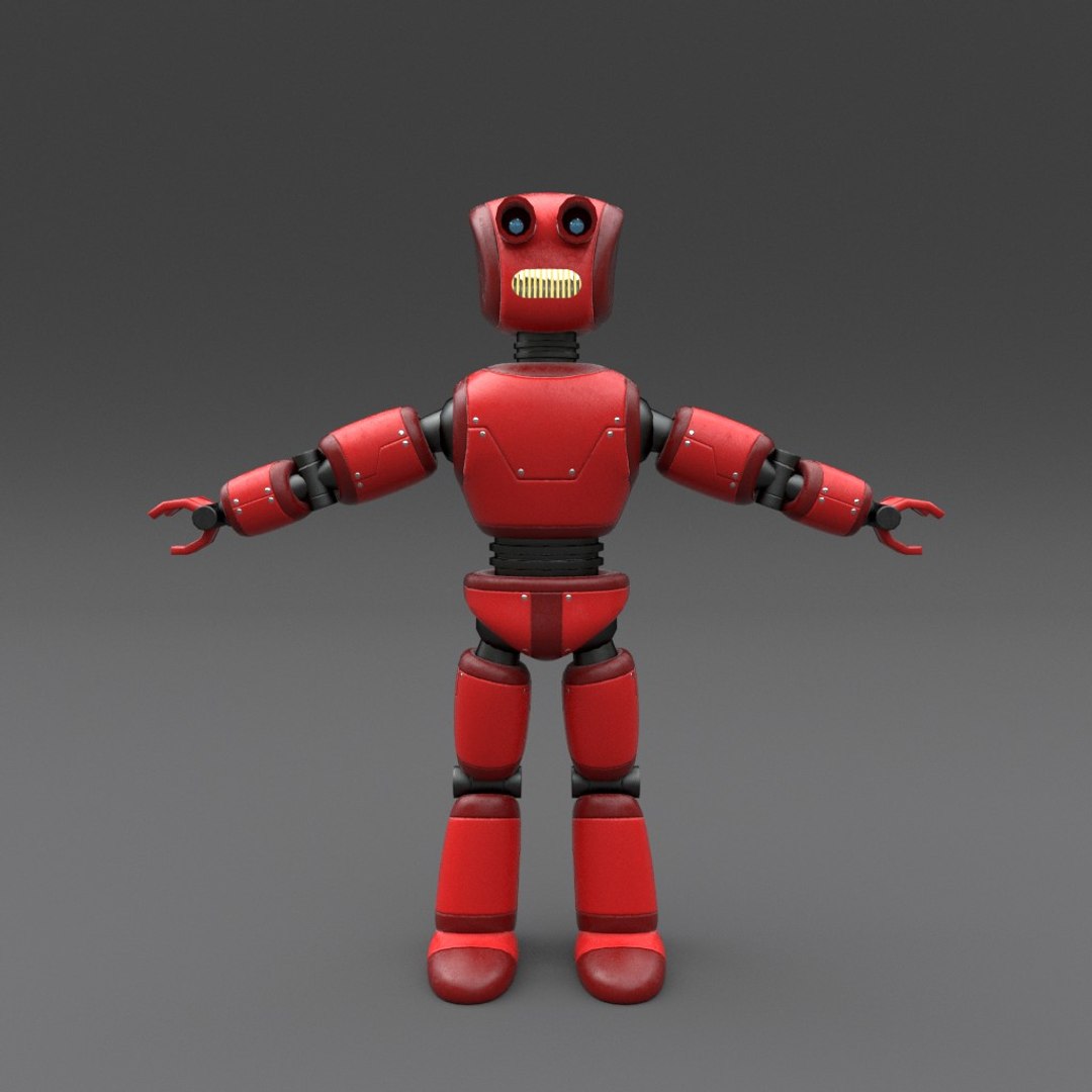 3d Robot Rigged