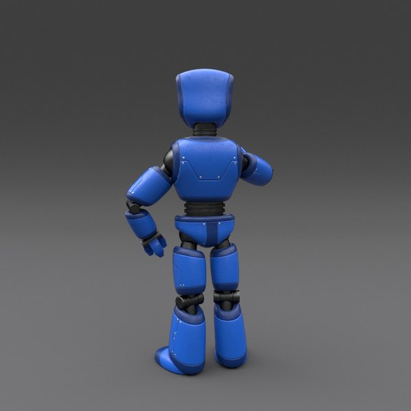 3d robot rigged