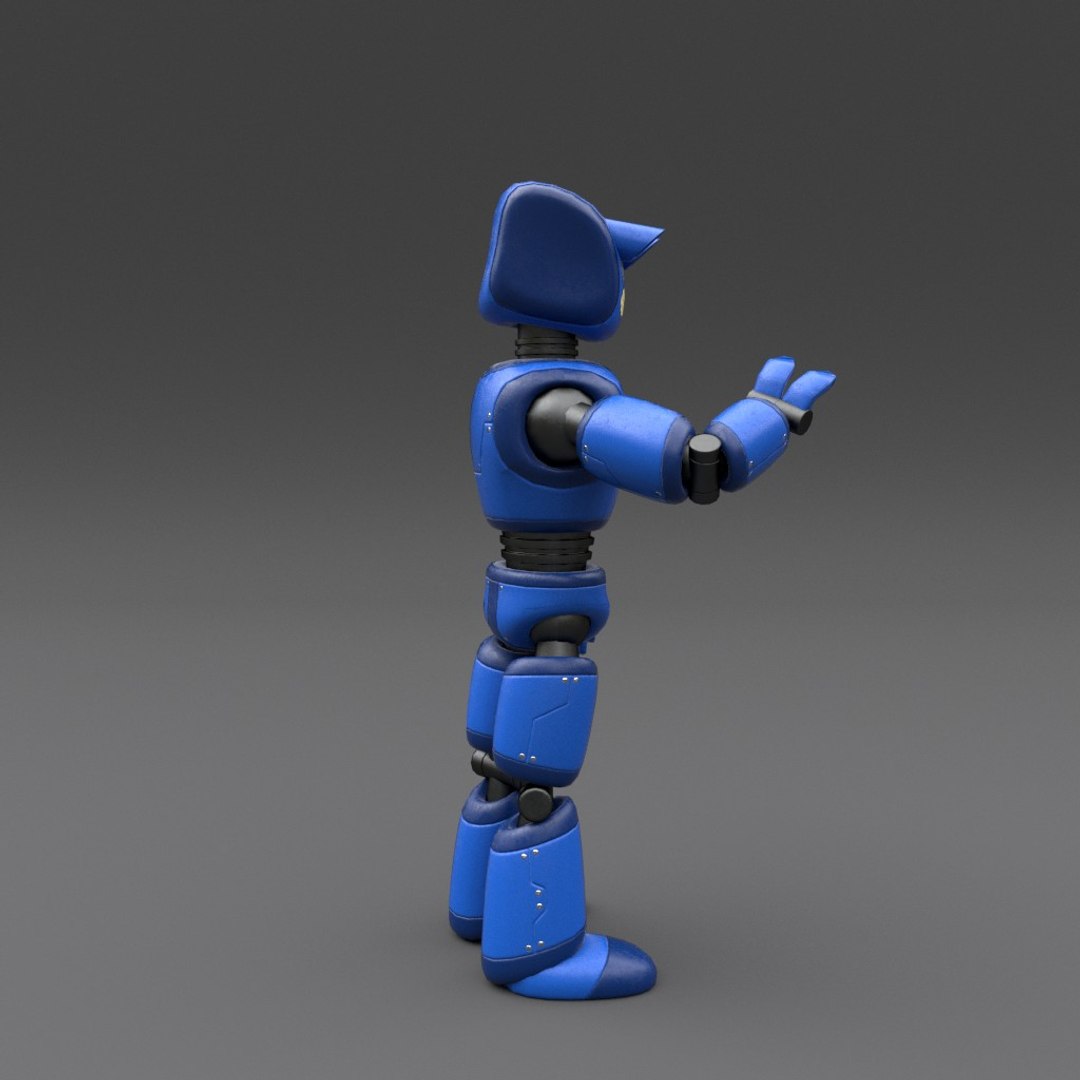 3d Robot Rigged