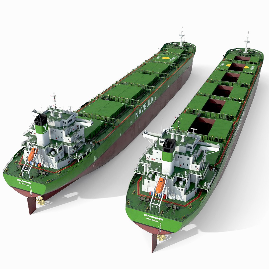 Vessel bulk carrier 3D model - TurboSquid 1627018