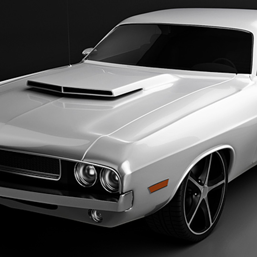 3d Dodge Challenger Car Model