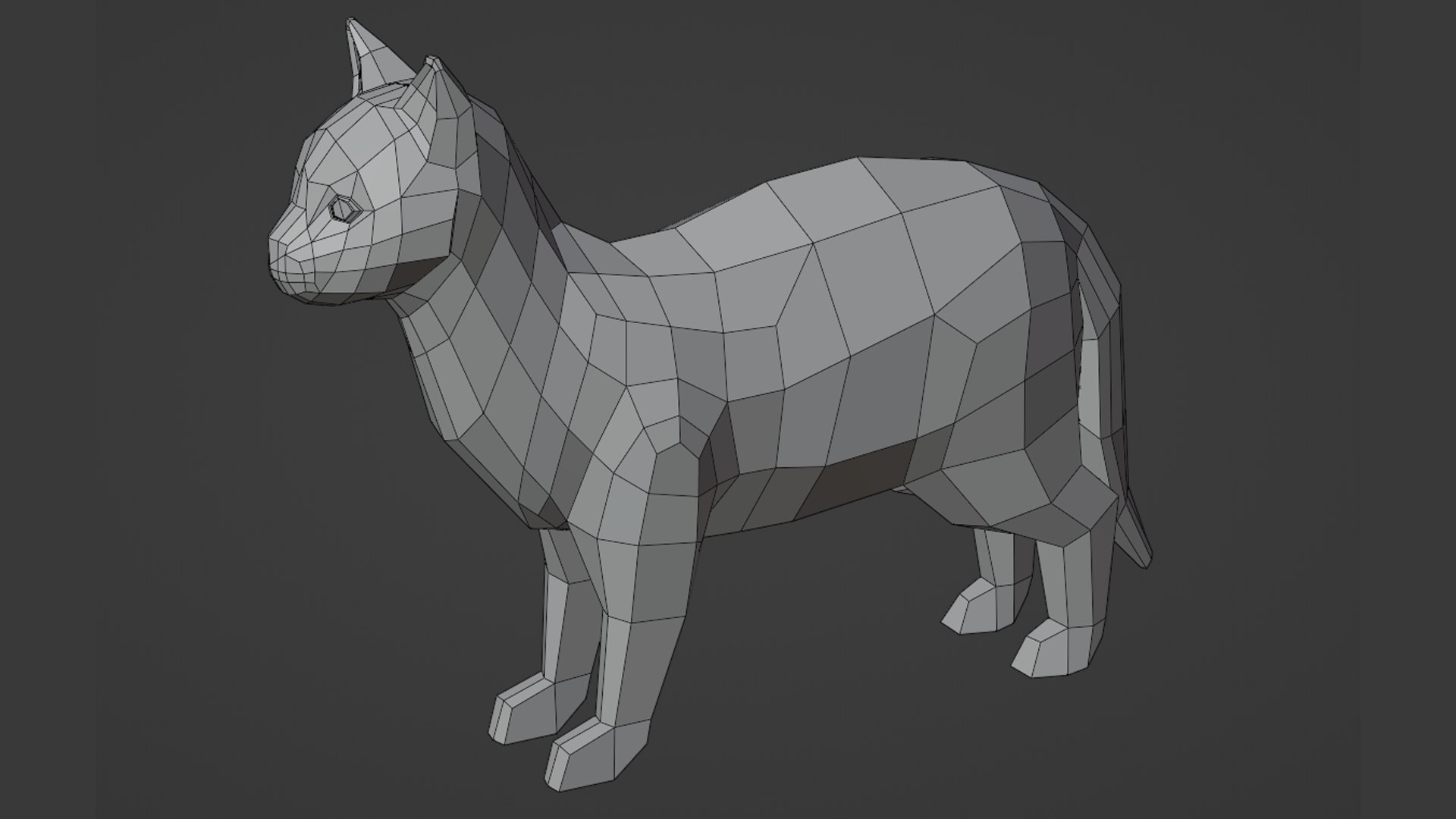 Lowpoly Stylized Cat 3D Model - TurboSquid 2191752