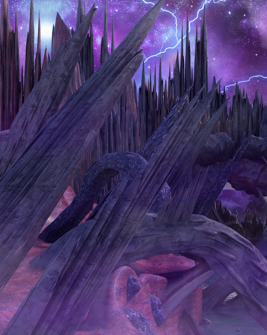 Alien Planet 3D Model - TurboSquid 1263877