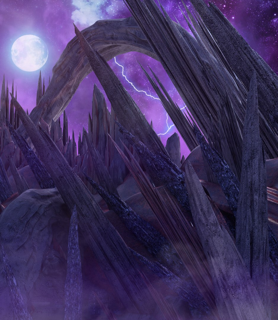 Alien Planet 3D Model - TurboSquid 1263877