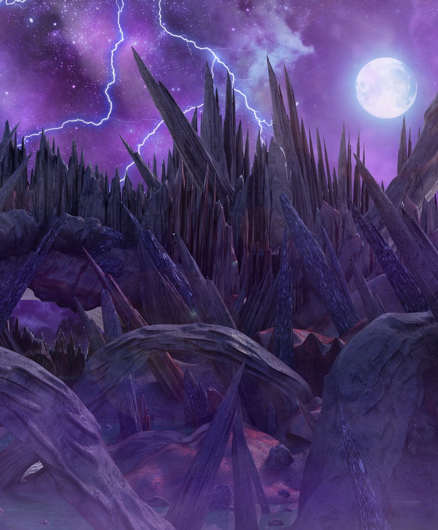 Alien Planet 3D Model - TurboSquid 1263877