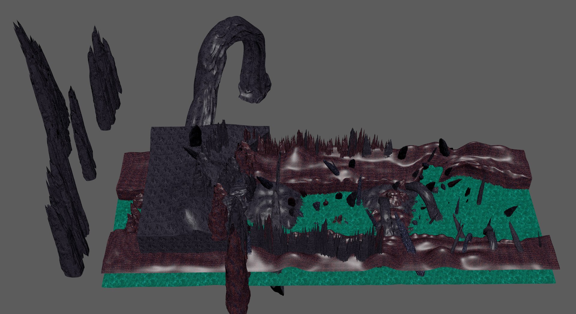 Alien Planet 3D Model - TurboSquid 1263877