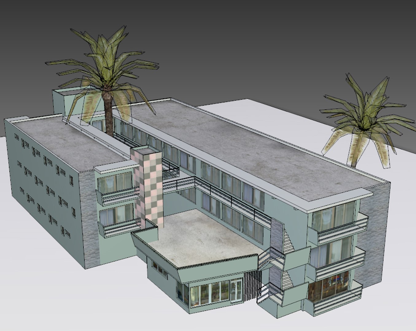 3D Beach Building 10 Model - TurboSquid 1484133