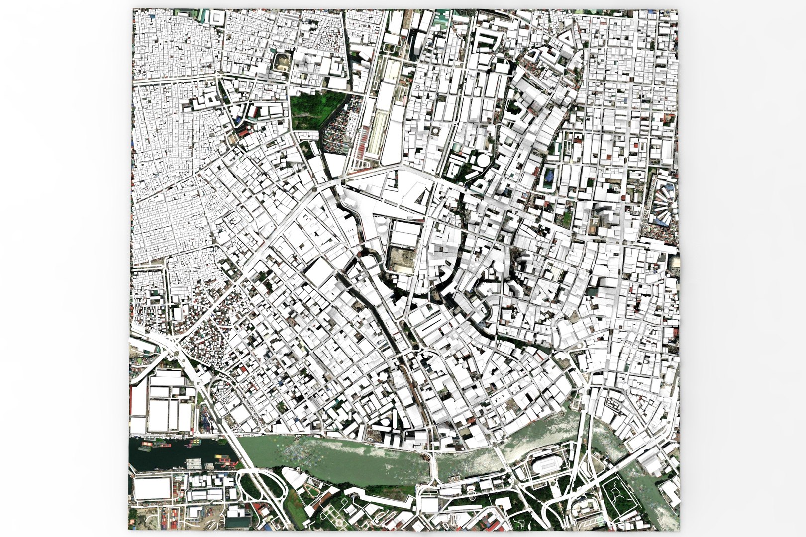 3D Cityscape Manila Philippines - TurboSquid 2040644