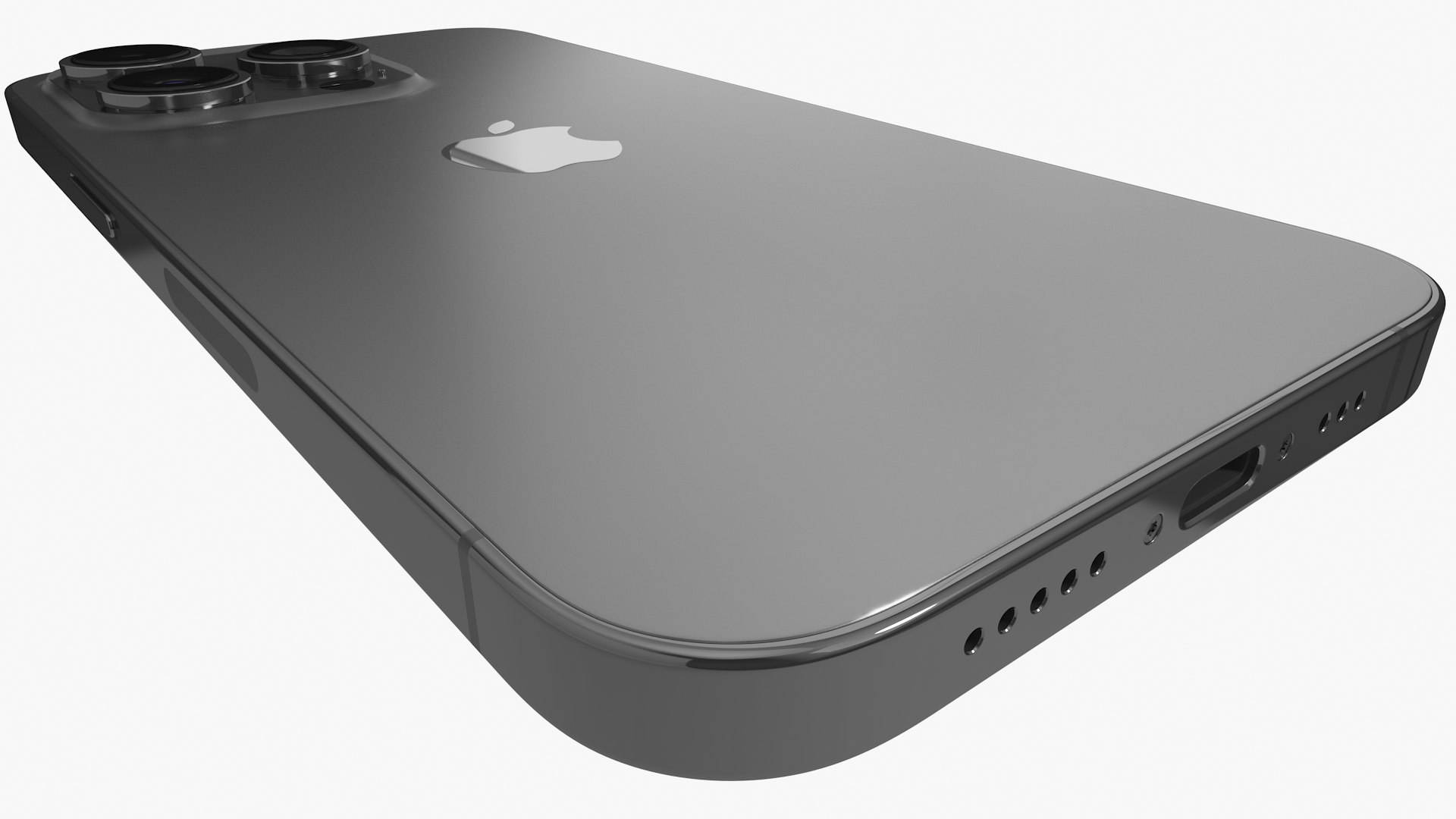 Apple IPhone 14 Pro Space Black Model - TurboSquid 1958425