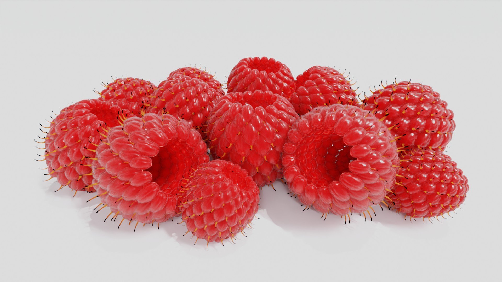 3D Raspberry Model - TurboSquid 1522120
