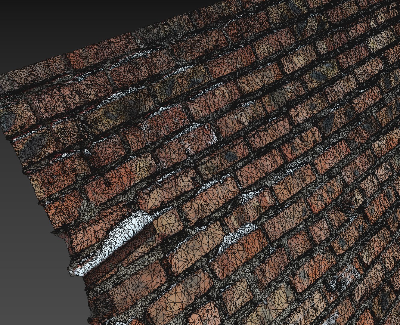 3D Ultra Realistic Brick Old Wall Model - TurboSquid 1372648